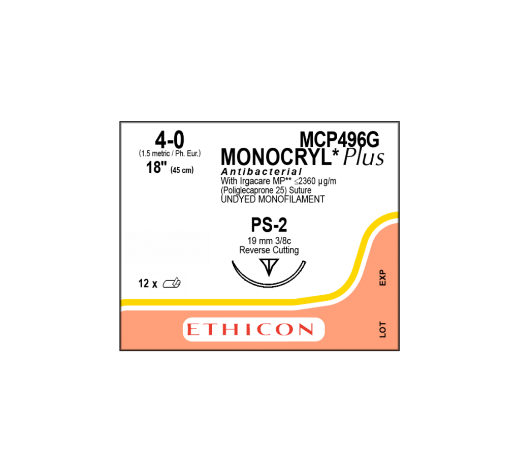 MONOCRYL PLUS MCP496G – TOTAL SURGERY